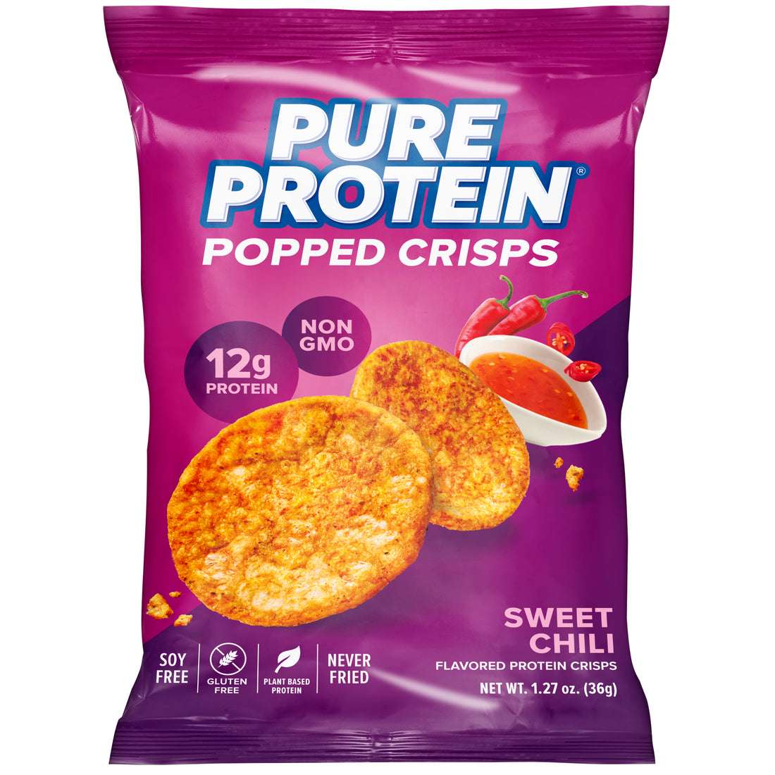 Sweet Chili Popped Crisps – Pure Protein