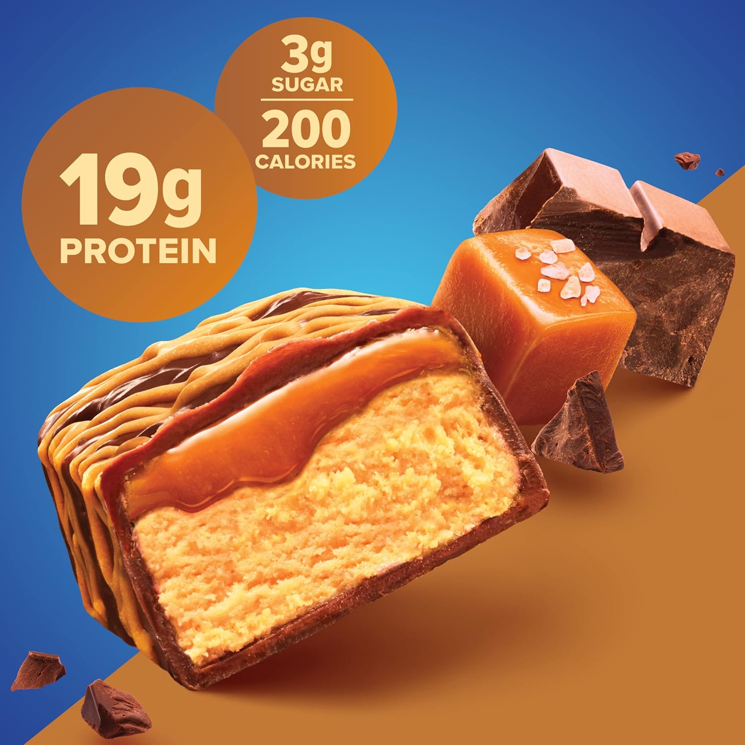 Chocolate Salted Caramel Protein Bar – Pure Protein
