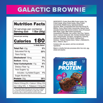 Galactic Brownie Protein Bar – Pure Protein