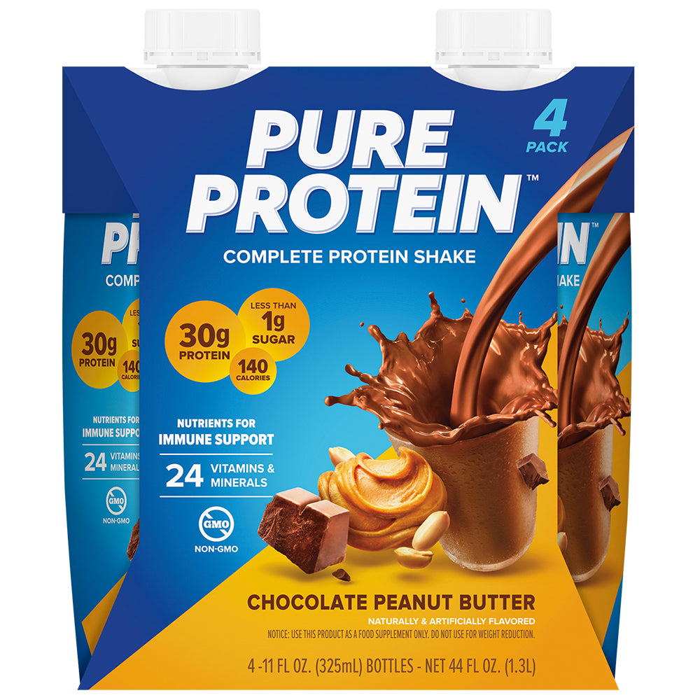 Chocolate Peanut Butter Complete Protein Shake – Pure Protein