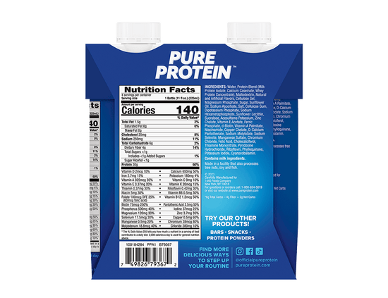 Vanilla Milkshake Complete Protein Shake – Pure Protein