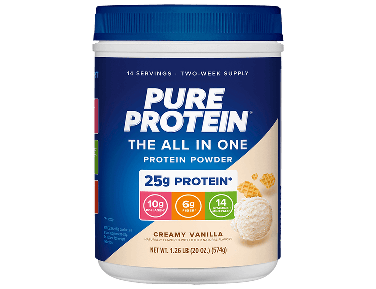 Creamy Vanilla All in One Powder (1.25 lb.) – Pure Protein