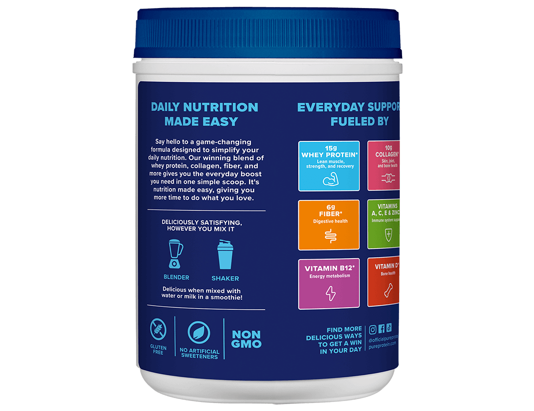 Creamy Vanilla All in One Powder (1.25 lb.) – Pure Protein