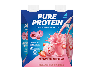 Strawberry Milkshake Complete Protein Shake – Pure Protein