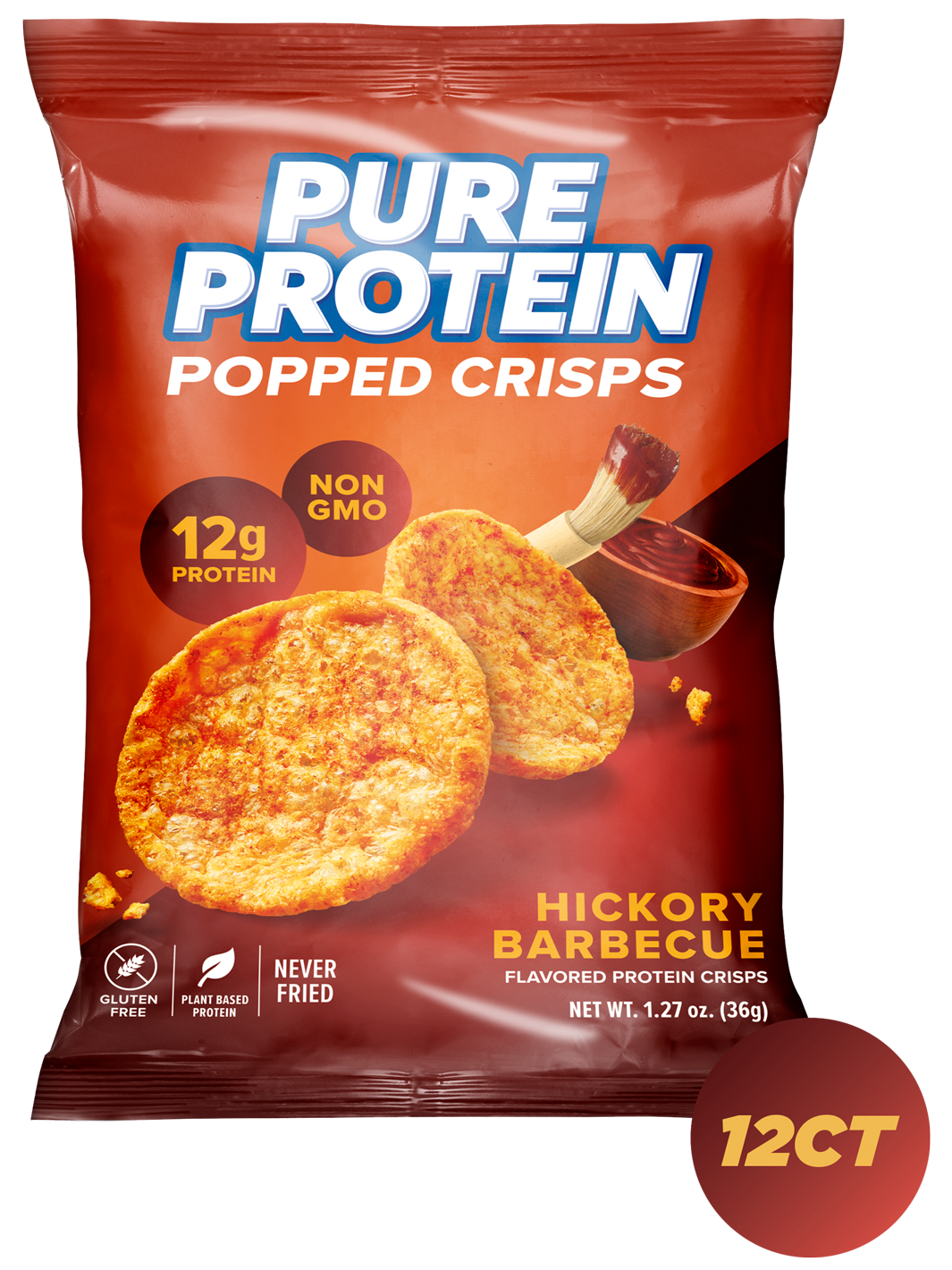 Hickory Barbecue Popped Crisps – Pure Protein